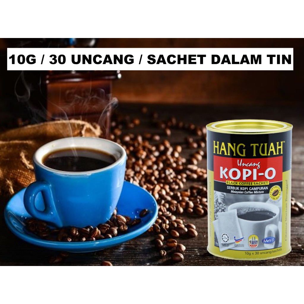 HANG TUAH UNCANG KOPI-O / BLACK COFFE SACHET (tin) | Shopee Malaysia