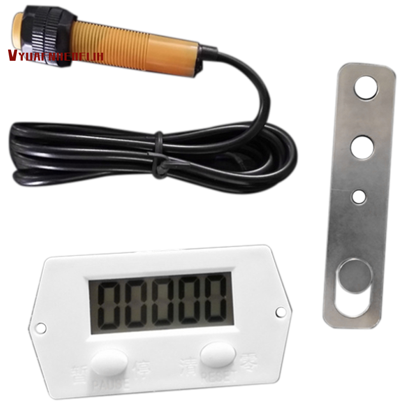 Digital 0-99999 Counter Gauge + Proximity Switch Sensor with Magnetic ...