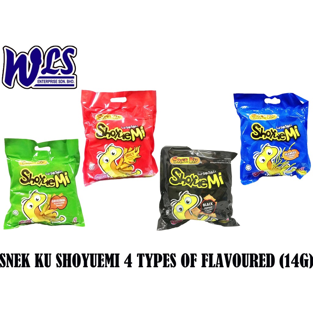 SNEK KU SHOYUEMI 4 TYPES OF FLAVOURED (14G) | Shopee Malaysia