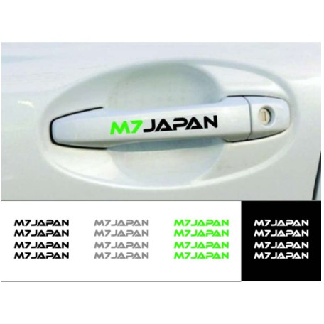 4Pcs/Set Fun Sticker M7 JAPAN Car Decal Wrist Door Handle | Shopee Malaysia