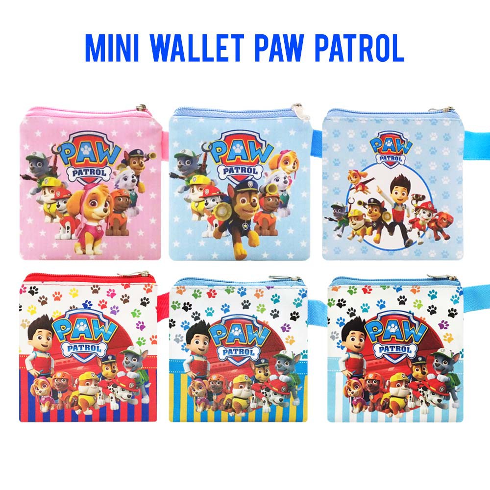 Mini Wallet Paw Patrol Light Pink Coin Wallet Children's Wallet ...