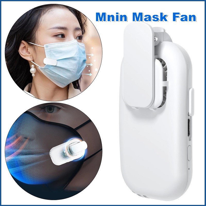 Portable Mask Fan Ultra Light Mini Face Mask Fan For Face Mask Clip-On ...