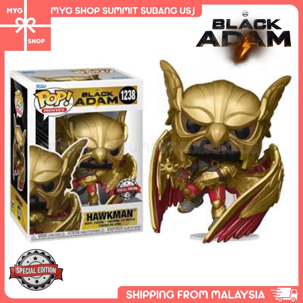 [SPECIAL EDITION] Funko Pop Hawkman Jumping 1238 DC Comics Black Adam ...