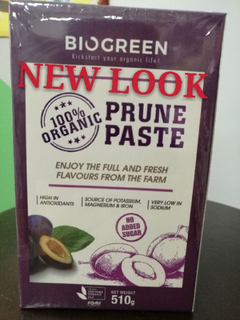 Biogreen 100% Organic Prune Paste (510g) | Shopee Malaysia