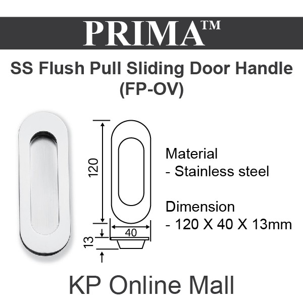 PRIMA SS Flush Pull Sliding Door Handle | Shopee Malaysia