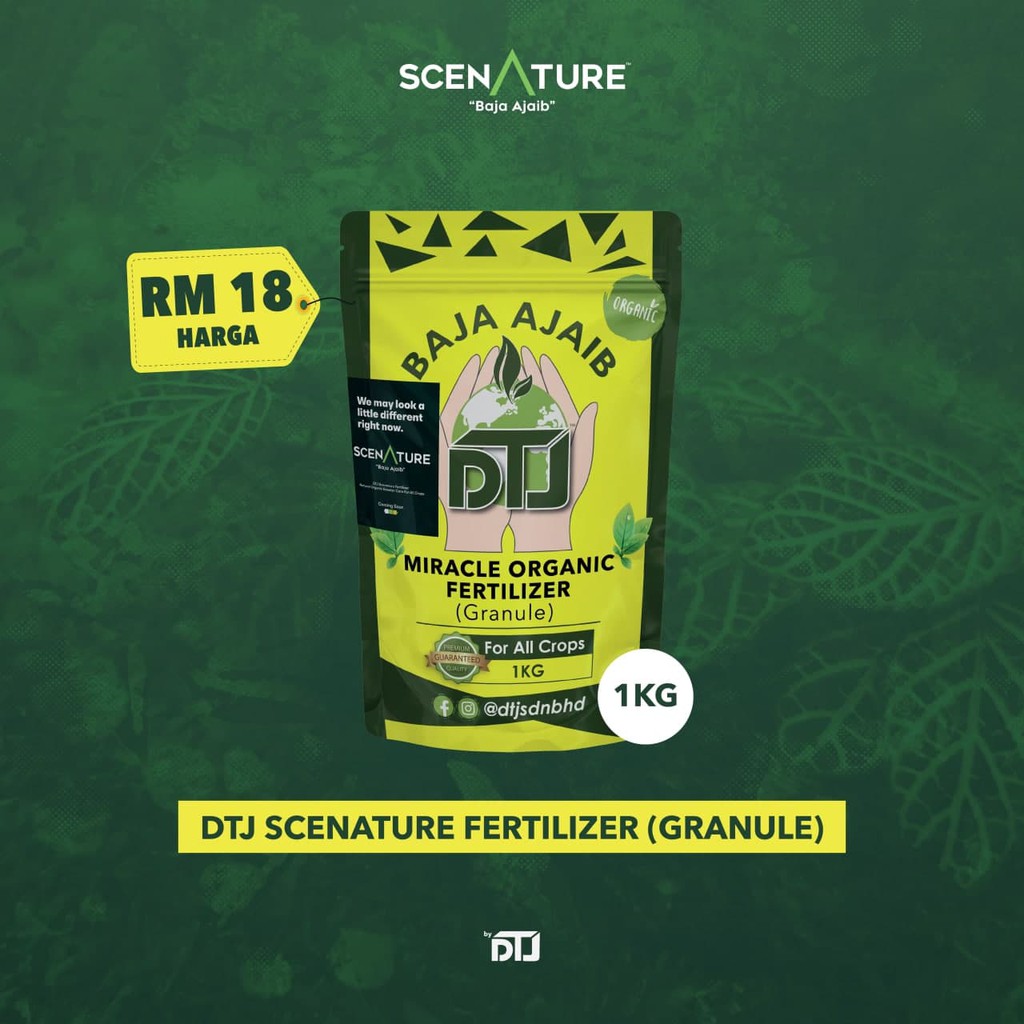 Baja Tabur Scenature DTJ (Granule) 1 KG Baja Ajaib Organik Untuk Semua ...