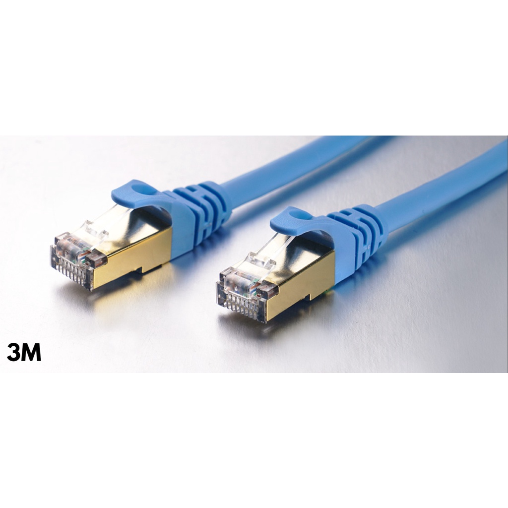 (Ready Stock) i Cable 10Gbps Super High Speed Gold Coated Cat7 RJ45 ...