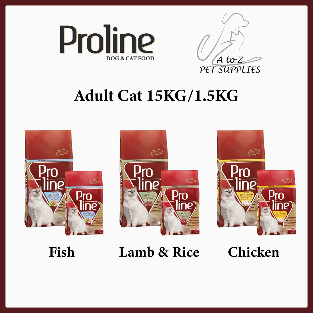 Proline Premium Dry Cat Food 1.5kg/15kg | Shopee Malaysia