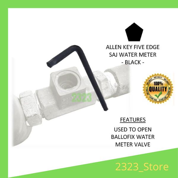 ALLEN KEY 5 EDGE SAJ WATER METER SPECIALLY KEY SAJ AIR METER KUNCI ...