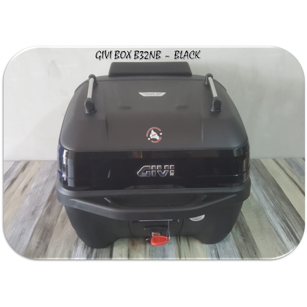 GIVI BOX B32NB ADV~ BLACK / SILVER (ORI) [BASE PLATE INCLUDED] | Shopee ...