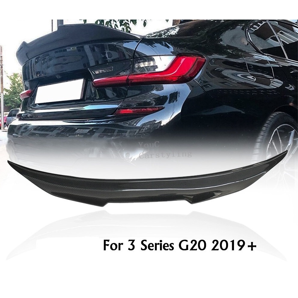Bmw G20 G28 3 series Carbon rear boot trunk ducktail spoiler lip ...