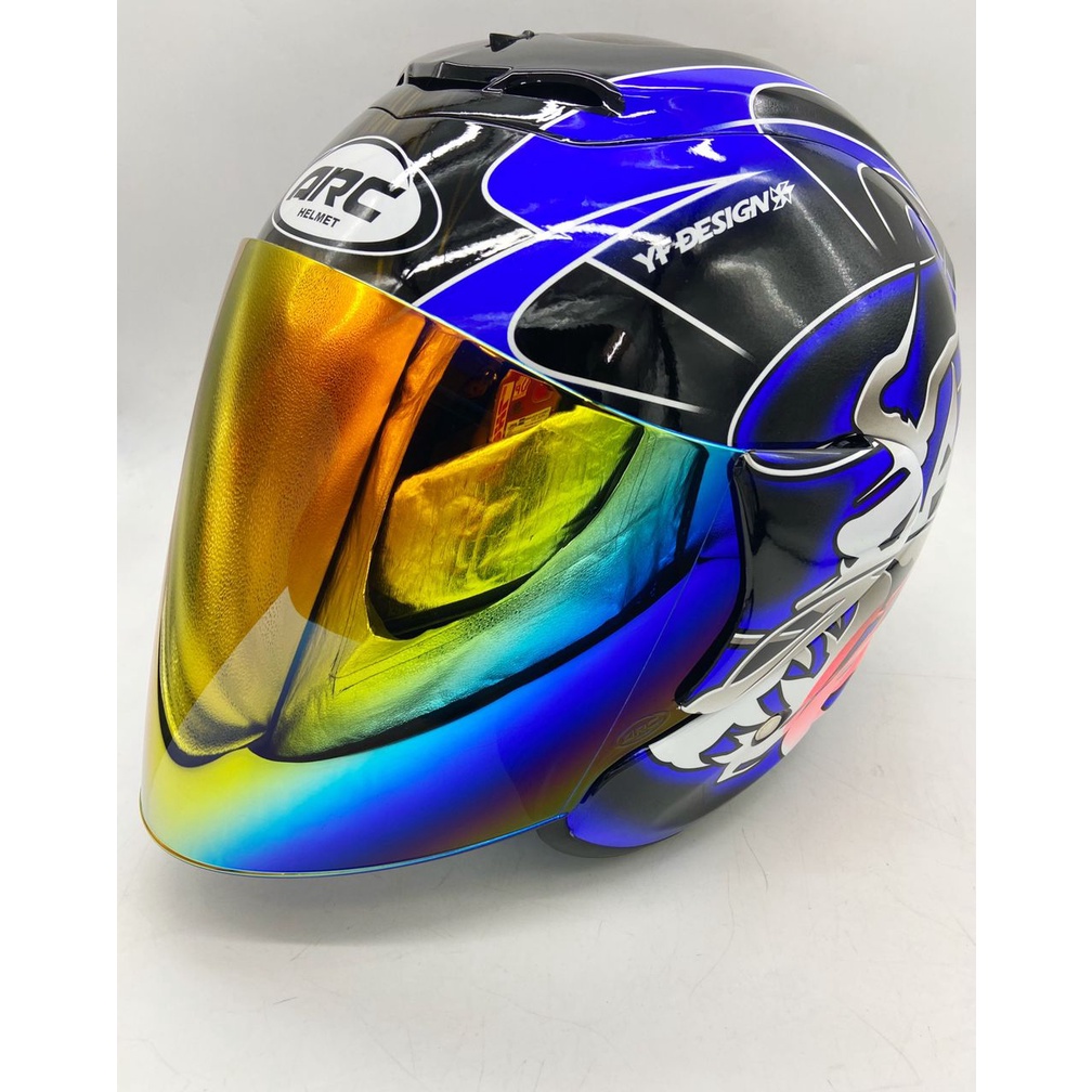 ARC HELMET YFD YF DRAGON OPEN FACE NAGA YF-2 NAGA DRAGON ACCESSORIES ...