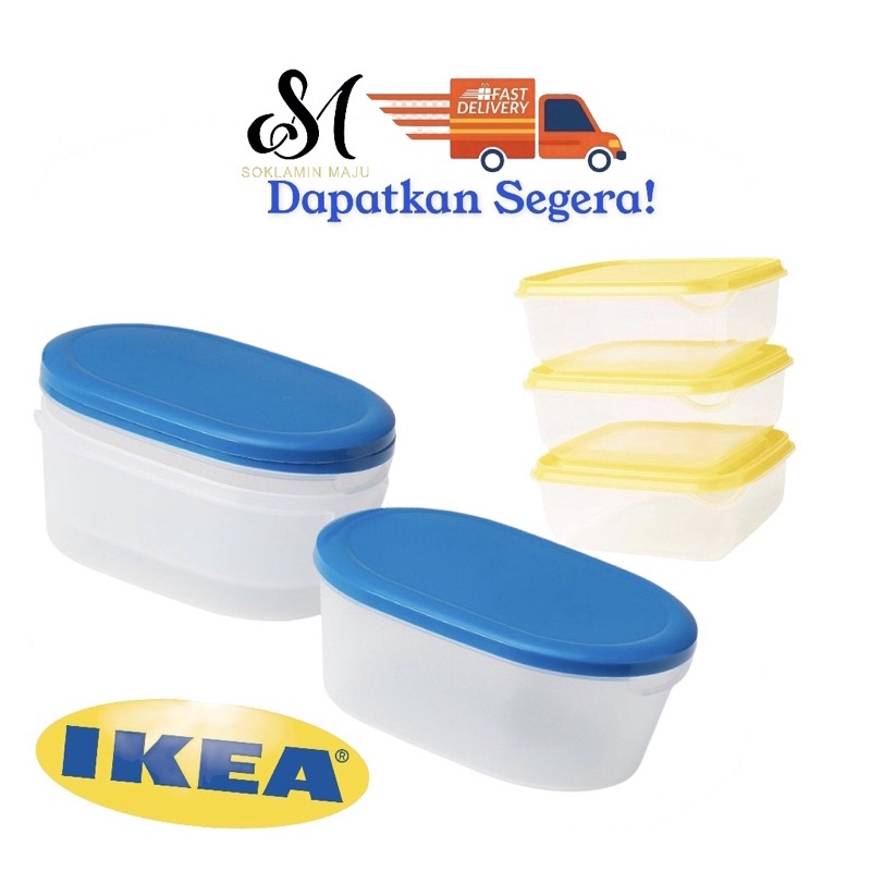IKEA FOOD CONTAINER TUPPERWARE IKEA BEKAS IKEA | Shopee Malaysia
