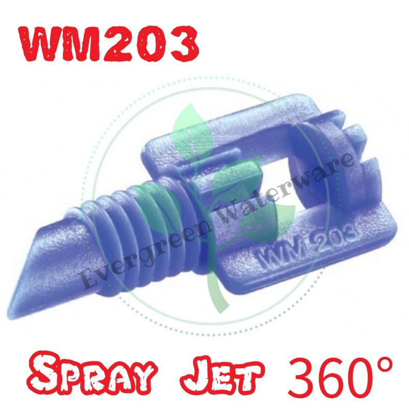 💥100PC 💥WM203 Spray Jet 360 °/Irrigation Spray Jet Micro Sprinkle ...
