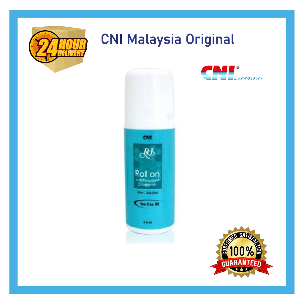 CNI RJ Roll On - Anti-Perspirant Deodorant (65ml) Tea Tree Oil | Shopee ...