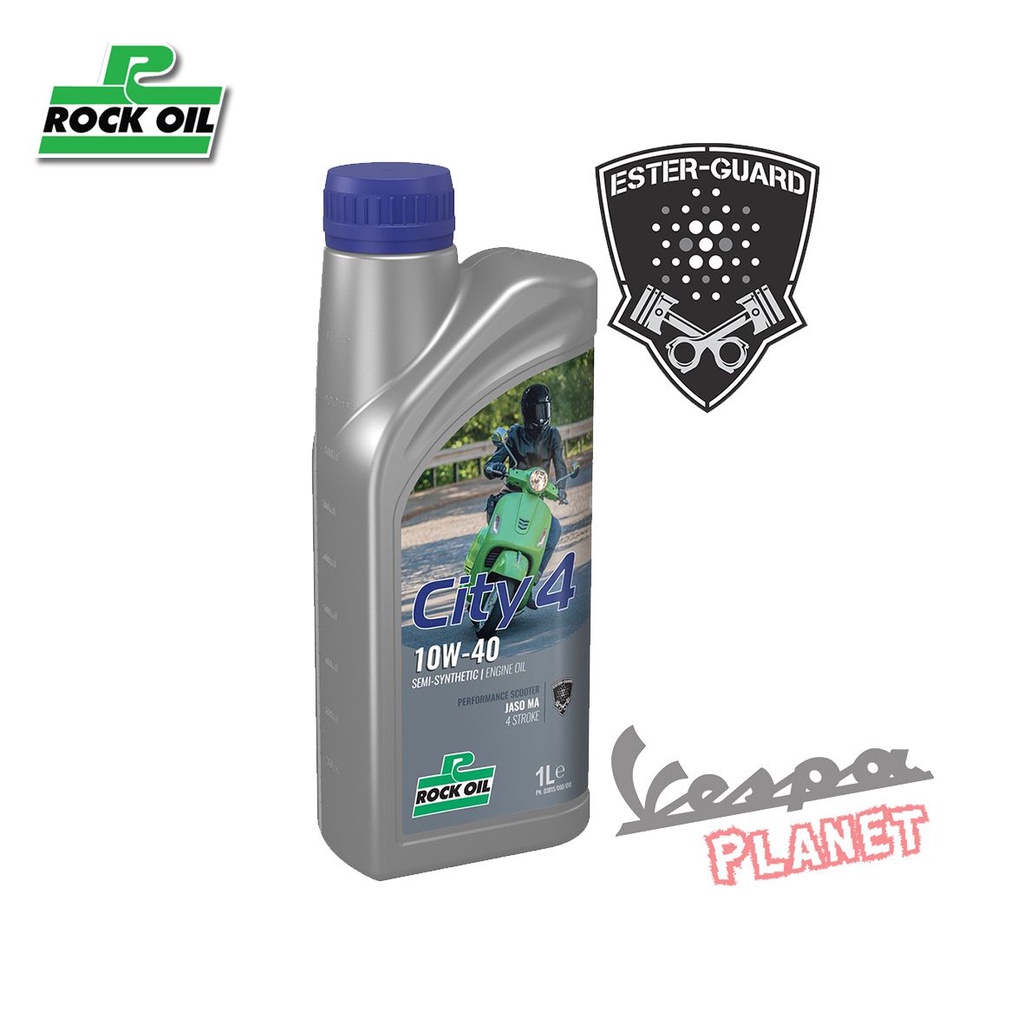 ROCK OIL CITY 4 SEMI Synthetic Scooter Oil With Ester Guard | Shopee ...
