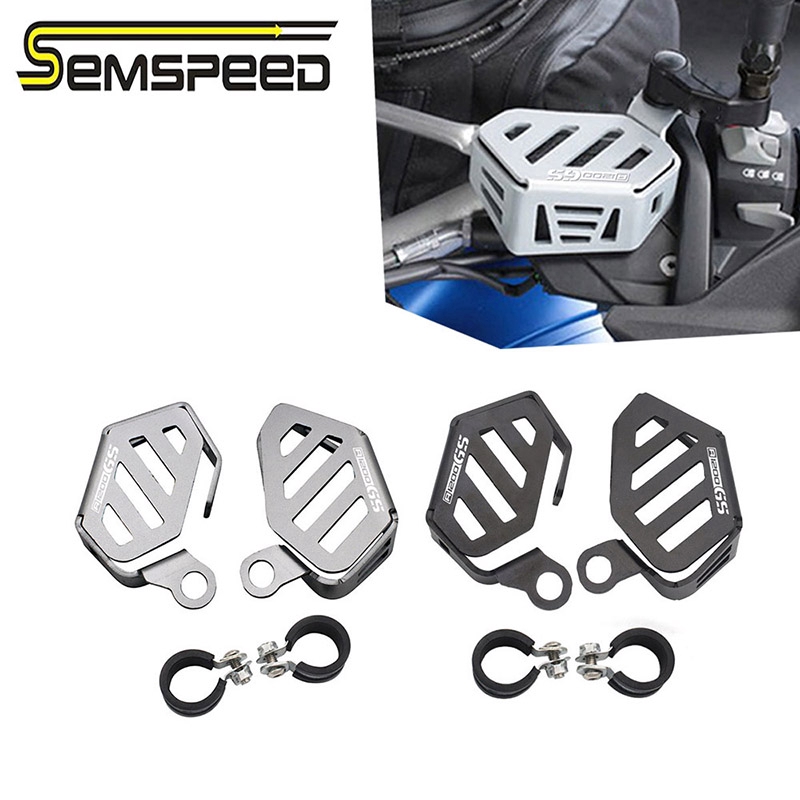 【SEMSPEED】Motorcycle Accessories Front Brake Clutch Oil Cup Cover Guard ...