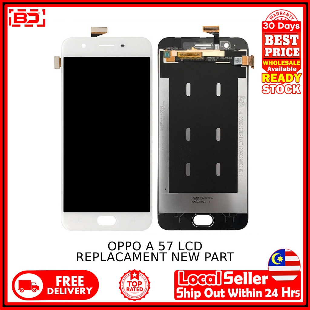 OPPO A57 CPH1701 2016 LCD WITH TOUCH SCREEN DIGITIZER DISPLAY ...