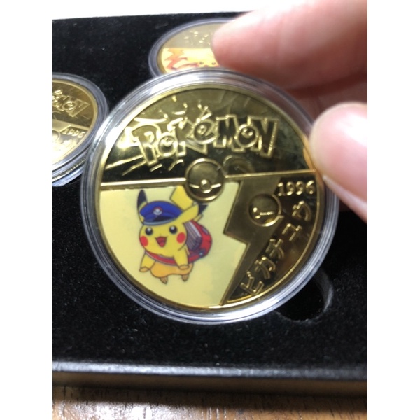 Japanese Anime Pokémon Pikachu Gold Coin Set | Shopee Malaysia