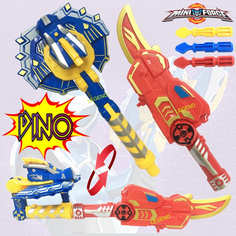 Mini Force X Dinosaur Power Toys Robot Sammy Volt Lucy Miniforce Dino ...