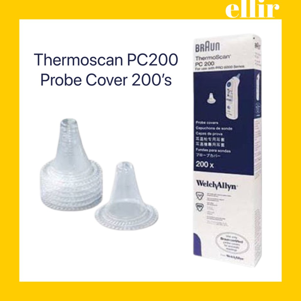 Welch Allyn PRO6000 Thermoscan PC200 Probe Covers Ear Thermometer ...