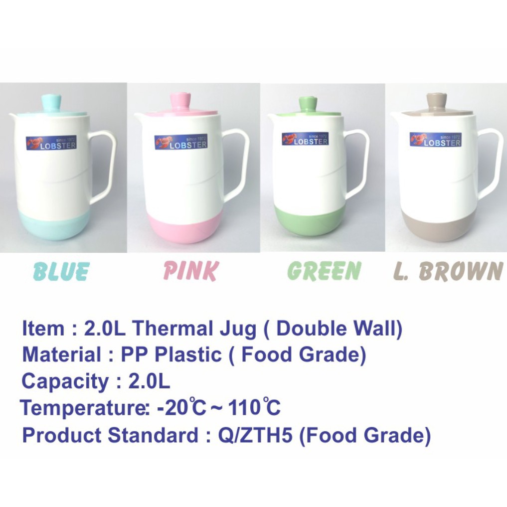 HIGH QUALITY DOUBLE WALL THERMOS JUG 2.0L | Shopee Malaysia