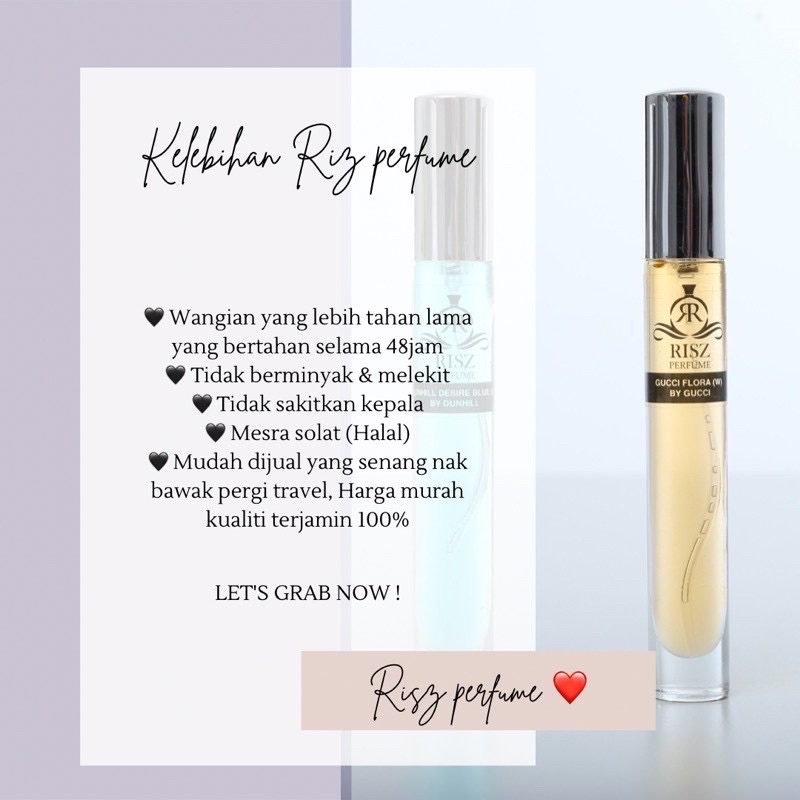 RISZ PERFUME ORI 💯 HQ | Shopee Malaysia