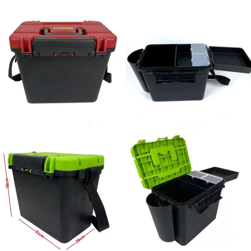 Fishing Box Tackle Box Seat Box Kotak Pancing Duduk | Shopee Malaysia