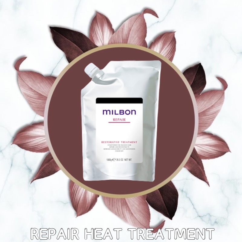 MILBON REPAIR RESTORATIVE TREATMENT REFILL PACK 1000ml | Shopee Malaysia