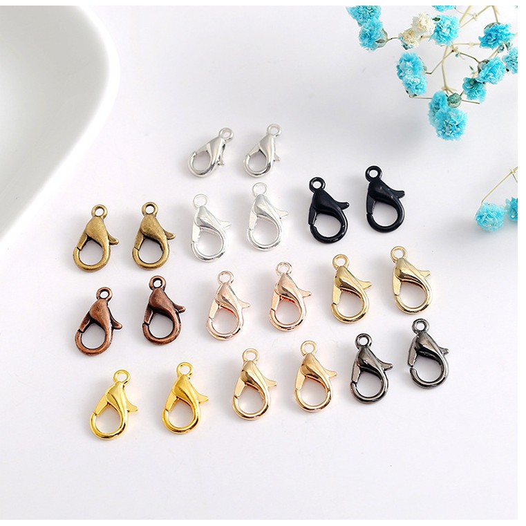 12mm Stainless steel lobster clasp DIY jewelry accessories titanium ...