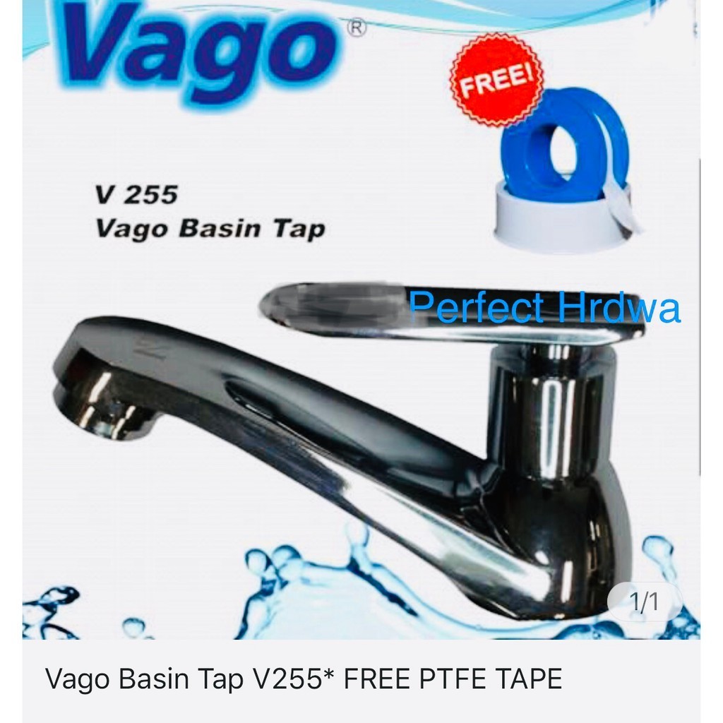 VAGO HIGH QUALITY BASIN TAP V255 ITALY DESIGN /CUCI MUKA BASIN TAP ...