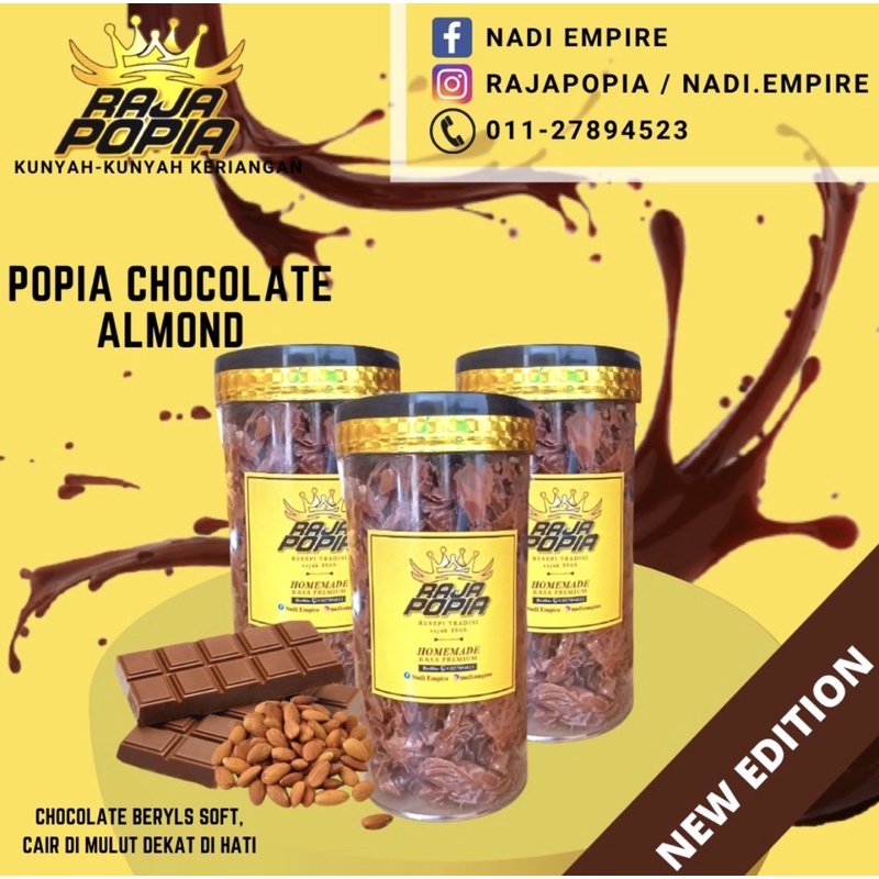RAJA POPIA CHOCOLATE JAR ( chocolate beryls meleleh ) | Shopee Malaysia