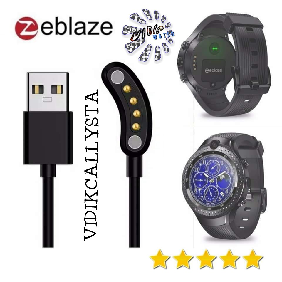 Original magnetic USB charger Cable for Zeblaze THOR 4 Dual | Shopee ...