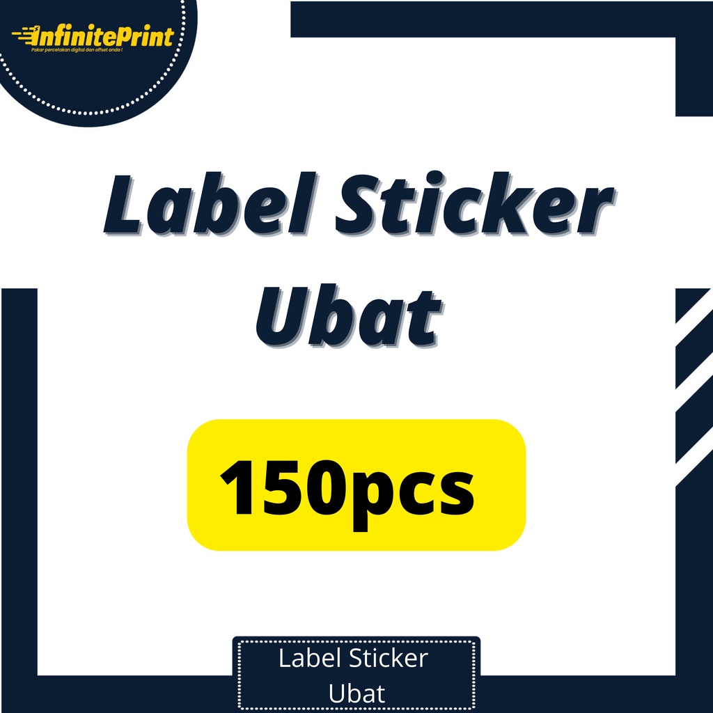 [SIMILI STICKER] Sticker Label Ubat Klinik / Clinic Medicine Label ...
