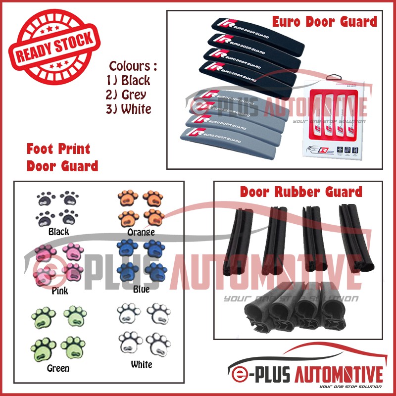 Universal Car Rubber Euro Door Guard Edge Protector Anti Collision ...