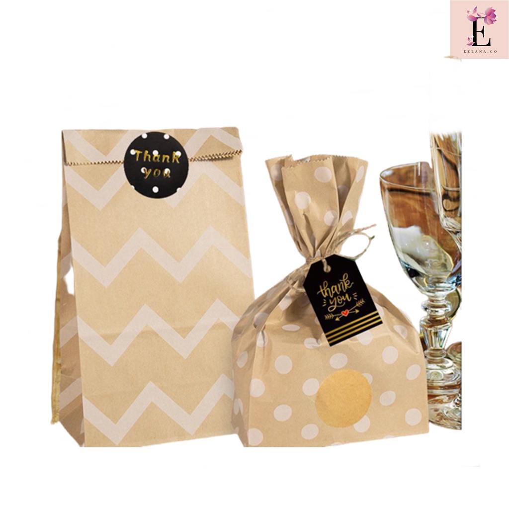 Paper Bag Doorgift Wedding Birthday Party Craft | Kraft Food Gift ...