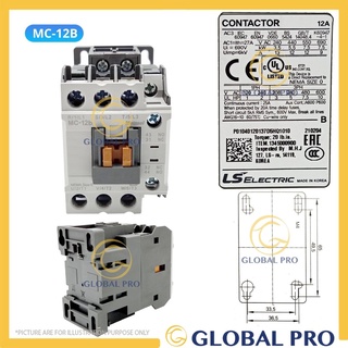 LS ELECTRIC Metasol Magnetic Contactor AC110V / AC240V / AC415V MC-9b ...