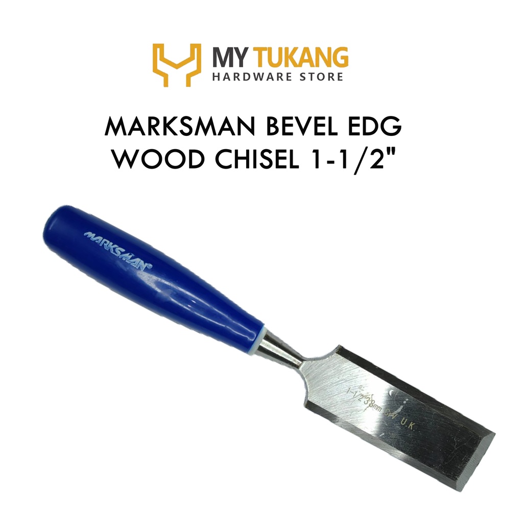MARKSMAN BEVEL EDG WOOD CHISEL 1-1/2" | Shopee Malaysia