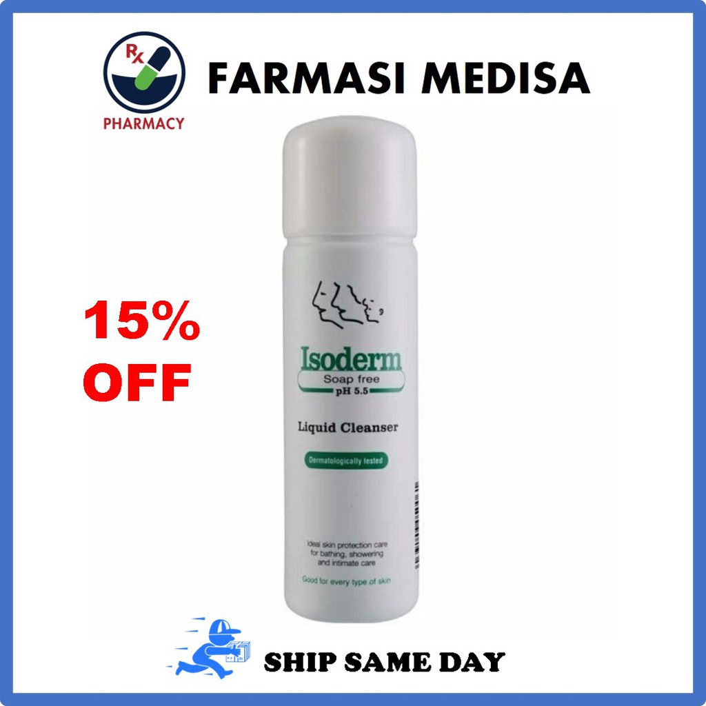 Isoderm Liquid Cleanser 250ml Soap Free pH5.5 | Shopee Malaysia
