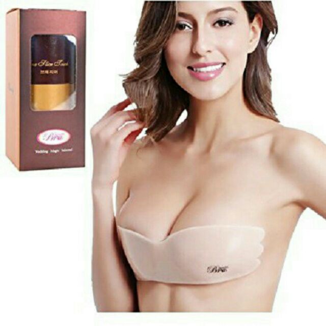 Invisible Wing Bra Wingbra Nubra Push Up Free Size A-D (with box) | Shopee Malaysia