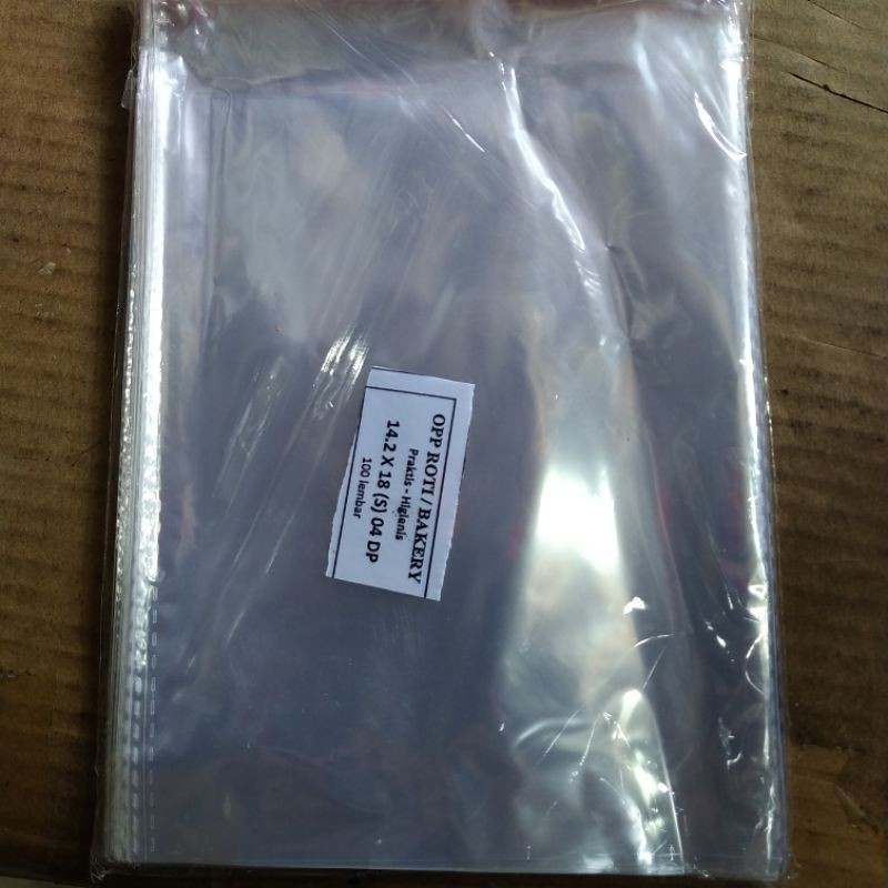 Opp Plastic Bread / OPP Bakery / OPP DVD 14.2 x 18 (100 sheets ...