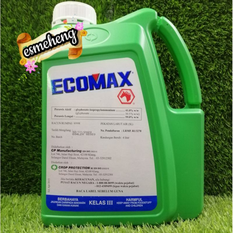 4L Ecomax / Racun Kampung / Racun Batas (Sama Dengan Ken-phosate / Ken ...