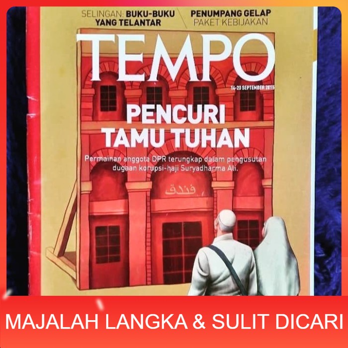 TEMPO Magazine Sep 2015 Rare GOD'S GUEST TRANSFER Cover | Shopee Malaysia