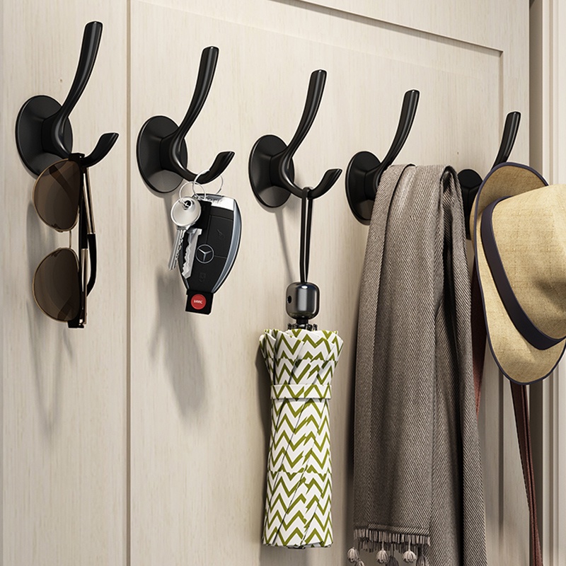 YUN JIE YA Multi-Purpose Aluminum bilik air Hooks Bathroom Kitchen Wall ...