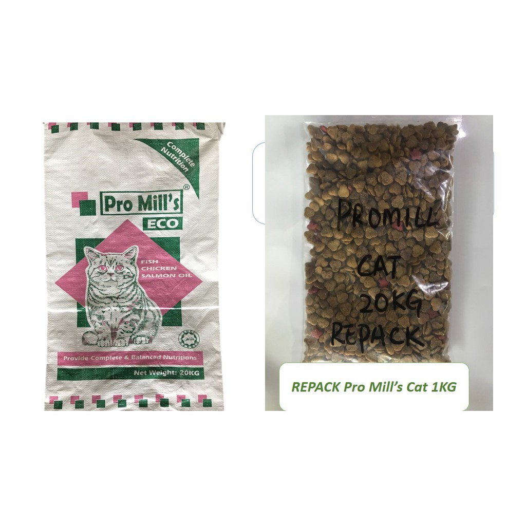 ProMill's Cat Food ECO REPACK 1KG | Shopee Malaysia