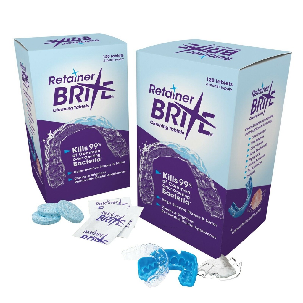 Retainer Brite Cleaning Tablets (ORIGINAL STOCK) (36Tablets) (With Box ...