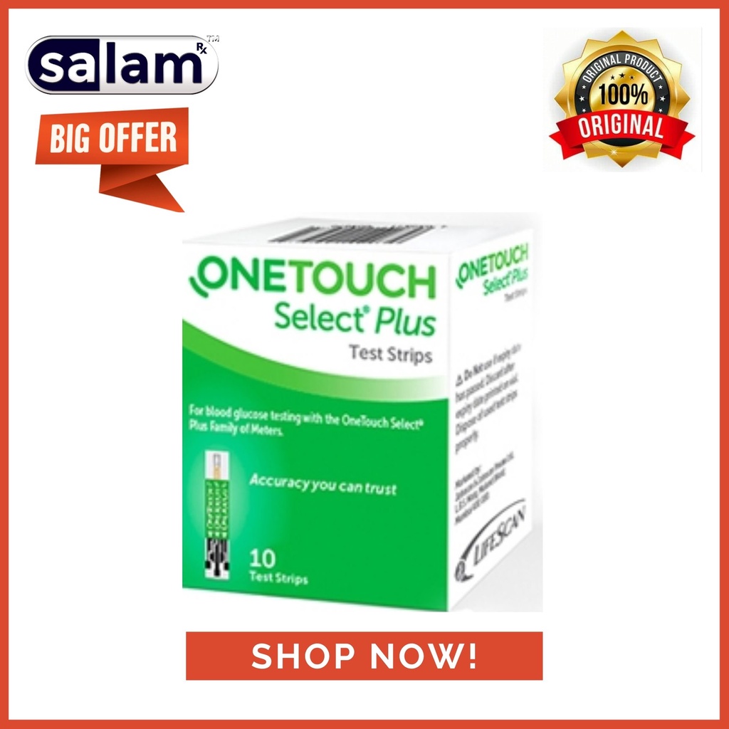 ONE TOUCH SELECT PLUS SIMPLE GLUCOSE METER / TEST STRIP 25S / ONE TOUCH ...