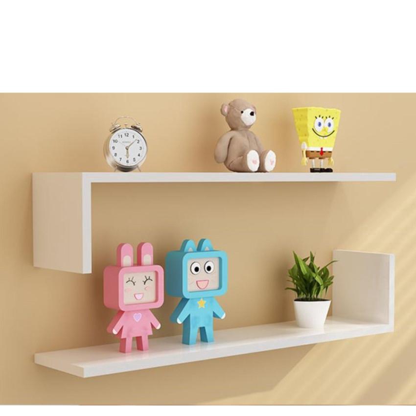 [READY STOCK] Set of 2 L shape Wall-Mounted Shelves Set - Design A ...