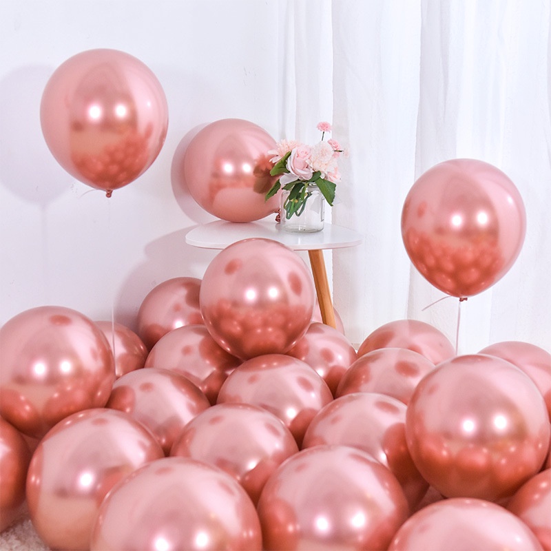 10 Inch High Quality Metalic Metallic Color Shining Chrome Latex Balon ...