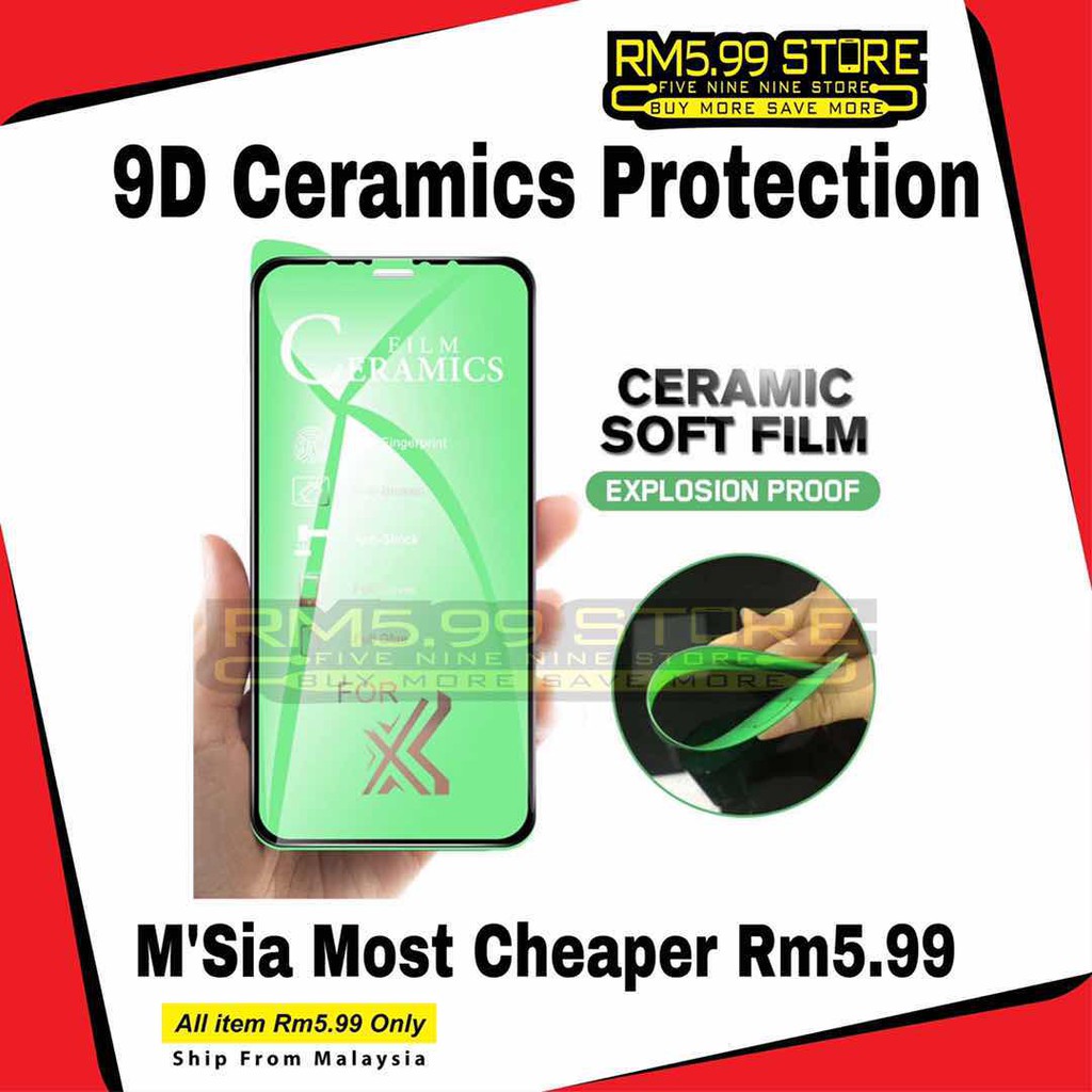 (9D Ceramics)Realme 9i 9 X7 12x C63 Pro/Narzo 20/30A/30 50i 50 C30s C55 10 C53 C51 11 11x C67 12 ...